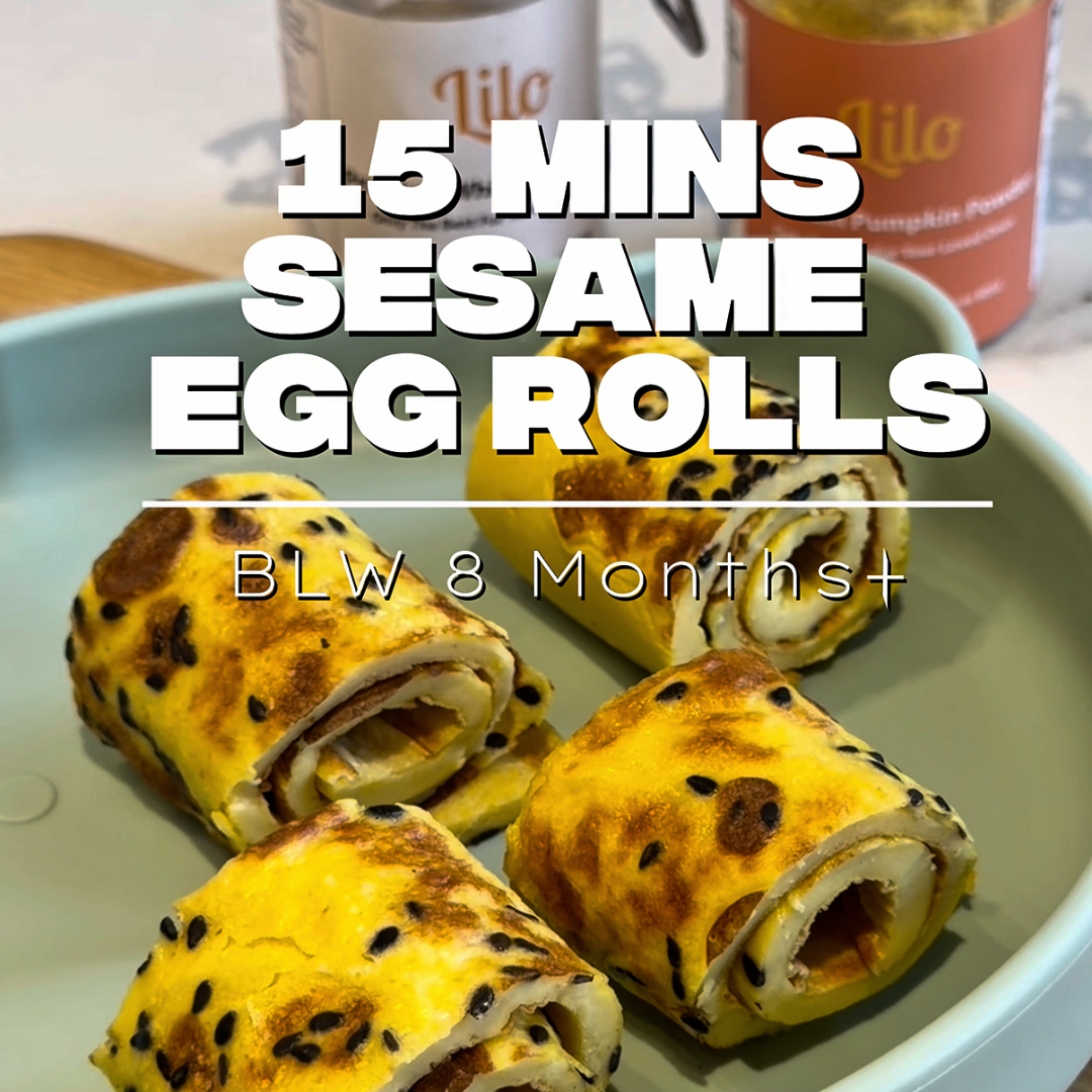 15 Mins Sesame Egg Rolls – Lilo Premium Ikan Bilis Powder
